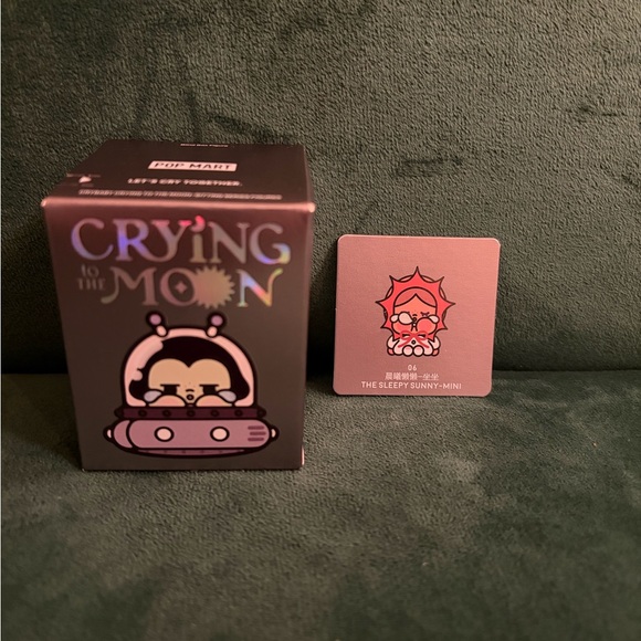 POP MART | Other | Crybaby Crying To The Moon Figurine Sleepy Sunny ...